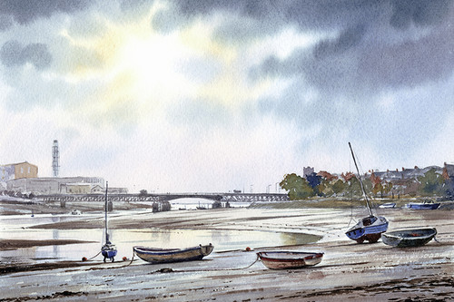 Resting Boats, Walney Channel | Home Images