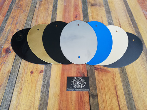 CLASSIC OVAL NUMBER BOARD PLATE | NineWorldsKustoms