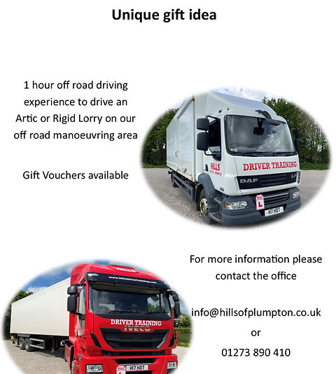 drive a lorry experience