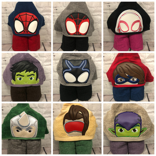 Lil Amazing Friends Hooded Towel - Choose your Character RTS | CQNC