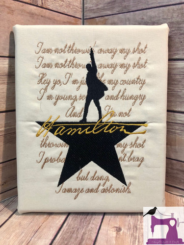 Hamilton One Shot -Wall Art - Made To Order | CQNC