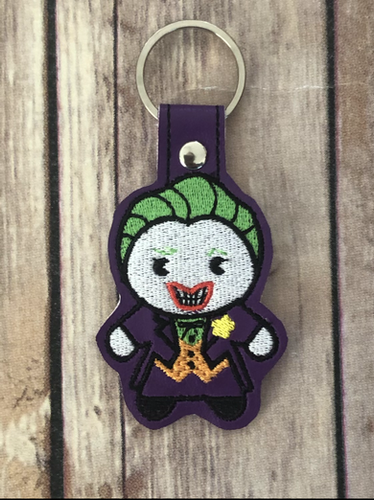 The Joker Chibi Embroidered Key Chain | CQNC
