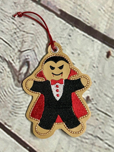 Gingerbread Vampire Ornament - Made to Order | CQNC