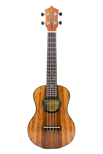 Kumu 4 String Tenor Feather Hawaiian Koa TUX Finish Ukulele | Leolani ...