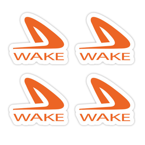 Wake Logo Decal 4 Pack | theamericantackleco