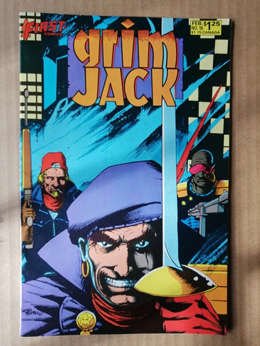 GRIM JACK # 19, NM, First comics | TIME TUNNEL
