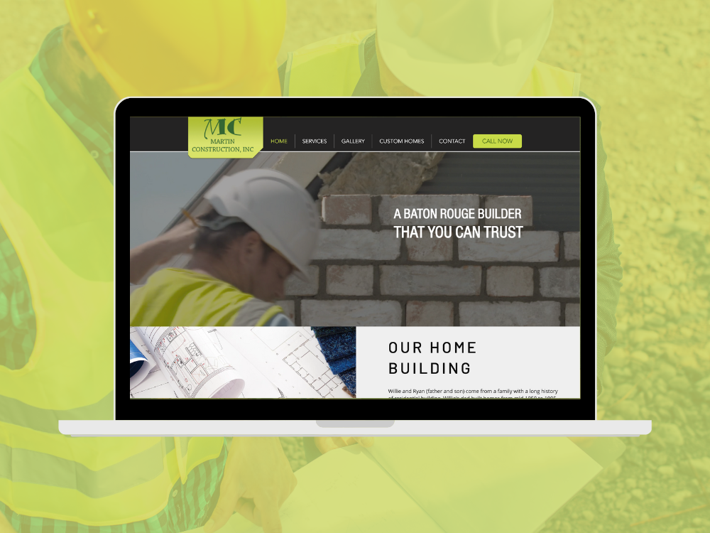 Martin Construction | RHM Web Design & Development Portfolio