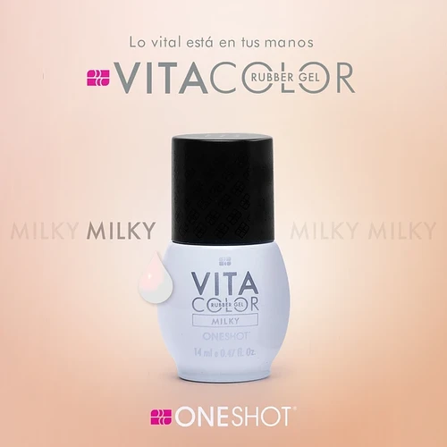 Rubber Gel Vita Color MILKY | BOUDELAMANICURISTA