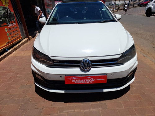 2019 VW POLO 8 1.0 TSI RLINE AUTOMATIC WHITE SUNROOF SPARE KEY SER ...