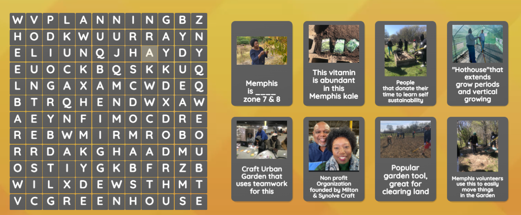 Urban Garden Word Search