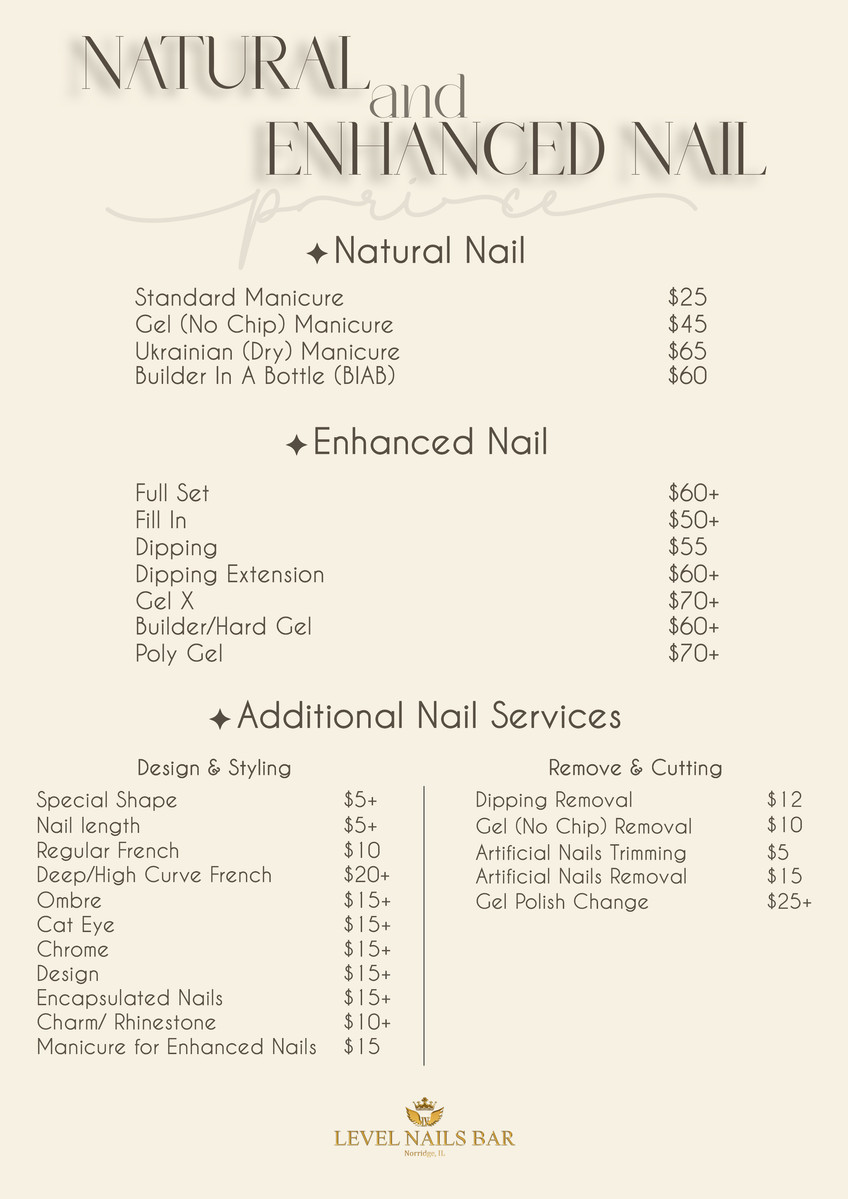 Services | Level Nails Bar