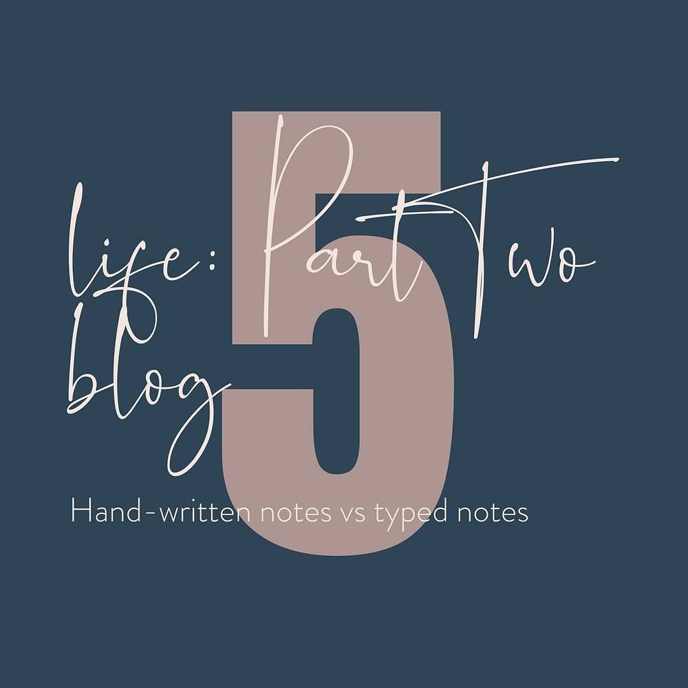 Handwritten note-taking vs typed notes