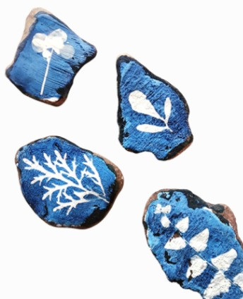 cyanotype rocks (2) | BIOPHILIA