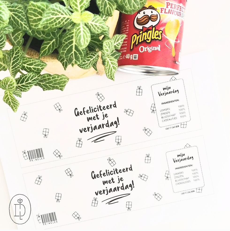 Free printable pringles busje mallen (40 gram)