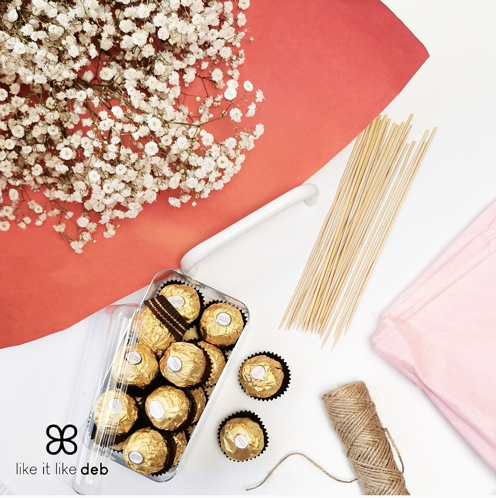 Diy snoep boeket maken