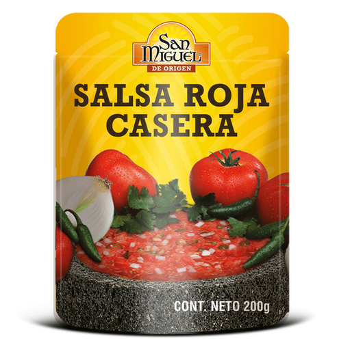 SALSA ROJA - 12 POUCH DE 200 GR | Tienda San Miguel