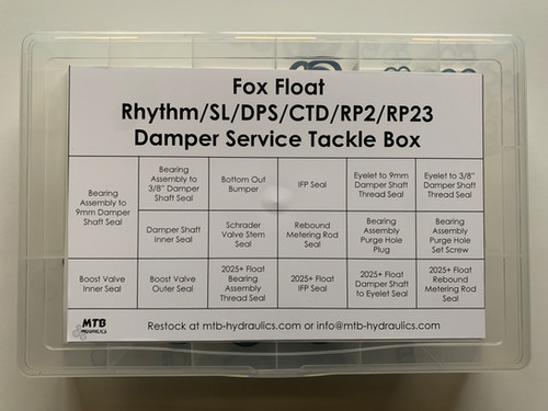 Fox Float Rhythm/SL/DPS/CTD/RP2/RP23/Triad Damper Service Tackle Box ...
