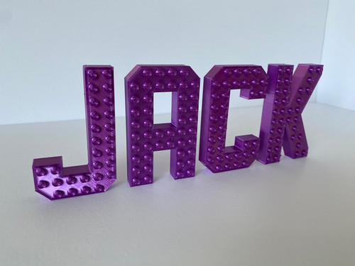 Amazing Brick Letters | Imaginecreateprint