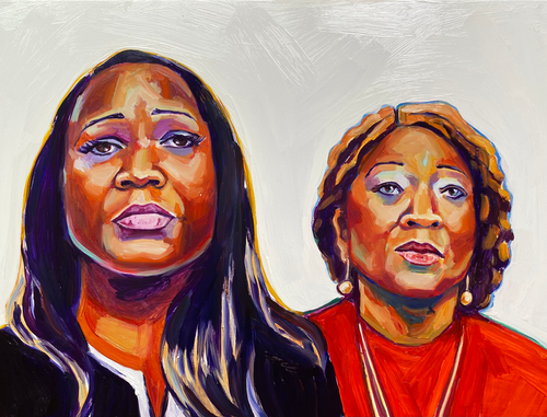 Fine Art print of Ms. Ruby Freeman and Wandrea "Shaye" Moss | copy-tduryea