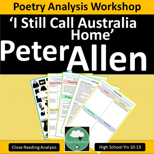 Peter Allen I STILL CALL AUSTRALIA HOME Australian Poetry Analysis ...