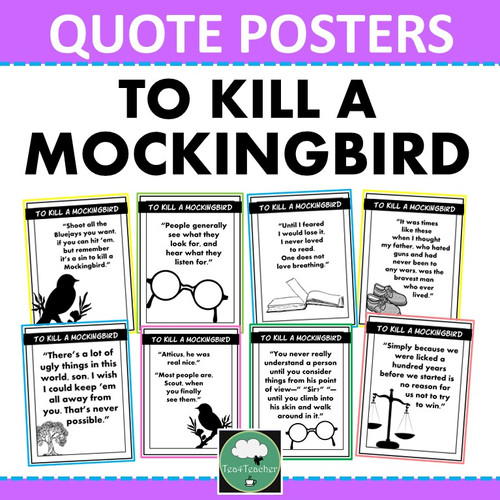 TO KILL A MOCKINGBIRD Quote Posters | Tea4Teacher