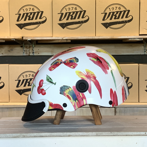 VROOM Flowers with Cherry Bike Helmet | VRM 1976