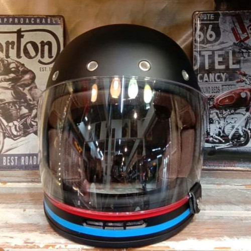 VRM1976 MILANO CLASSIC PAINTED Matte Black Double Neck Red Blue | VRM 1976