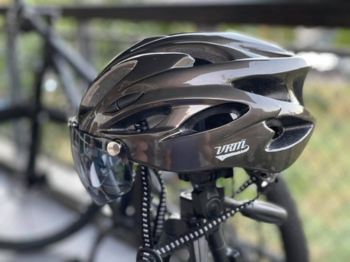 VRM PREMIUM PLUS ROAD BIKE HELMET Gun Metal | VRM 1976