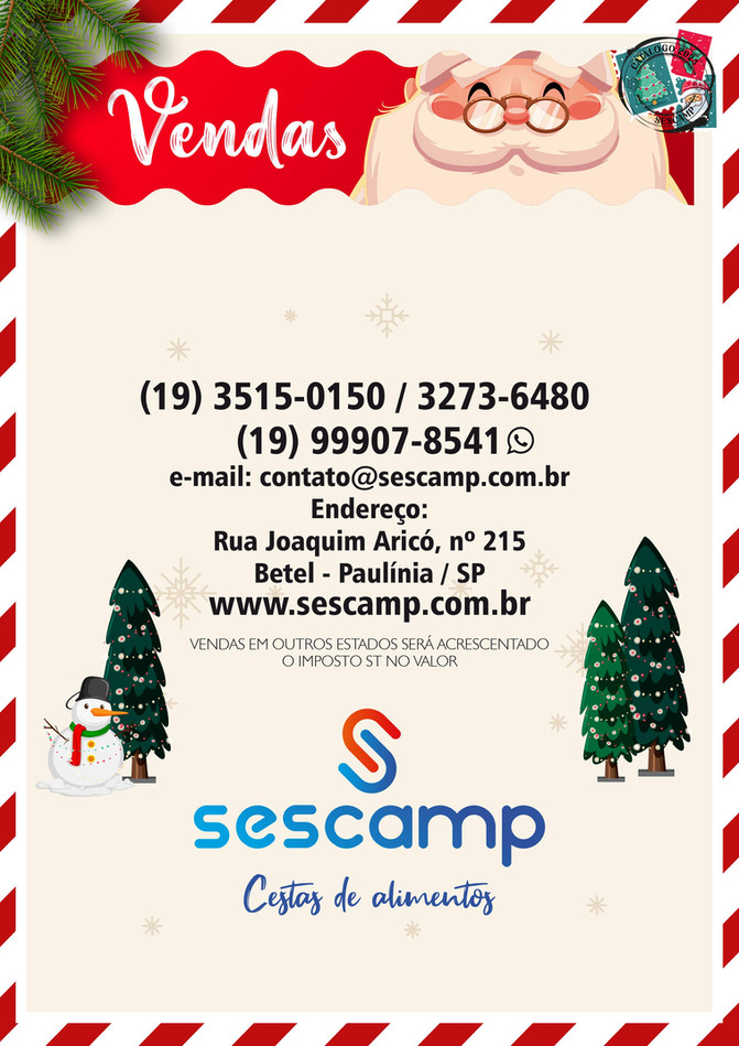 Catálogo de Natal 2023 | Sescamp Cestas