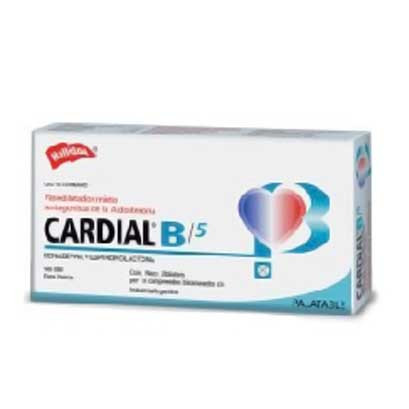 Cardial B 5mg (20 tab) | Farmacia