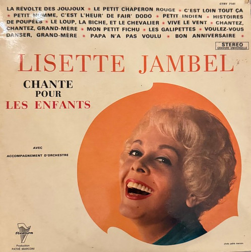 Lisette Jambel - Chante Pour Les Enfants | Vinyles & Vintage