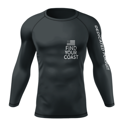 Find Your Coast® Dedicated Pursuit Rash Guard UPF 50+ | Ski Trucks