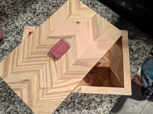 Chevron Box | Wood You Fancy