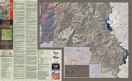 Arizona Hunt Unit 21 Map | Flatline Maps