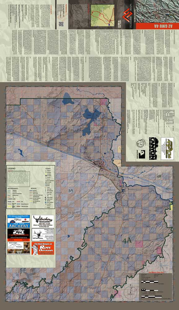 Flatline Maps | Arizona Game Unit Maps