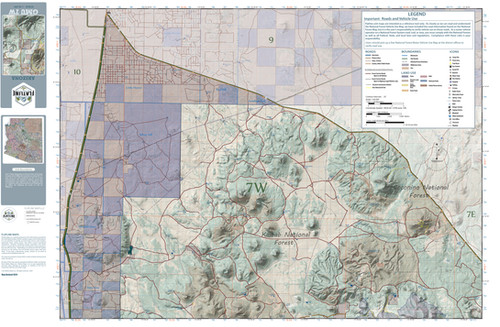 Arizona Hunt Unit 7 West Map | Flatline Maps