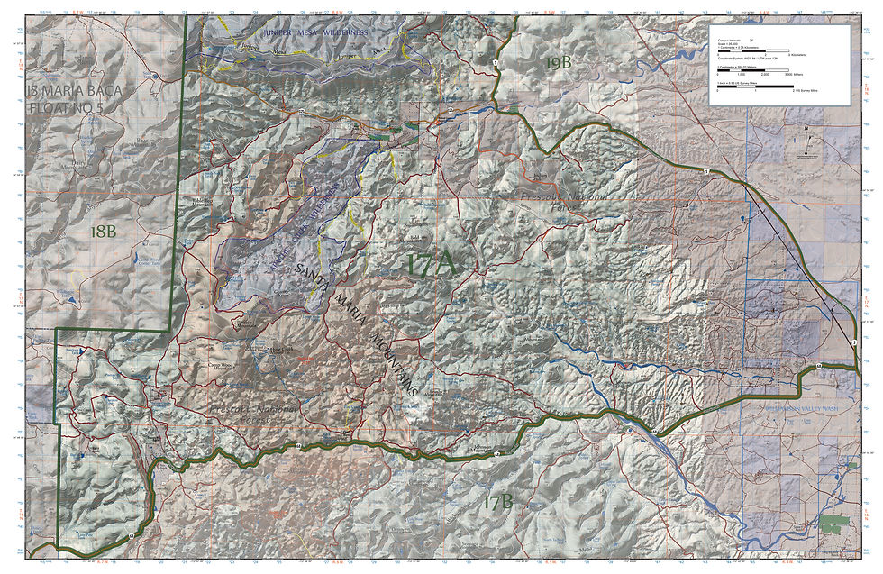 Flatline Maps | Arizona Game Unit Maps