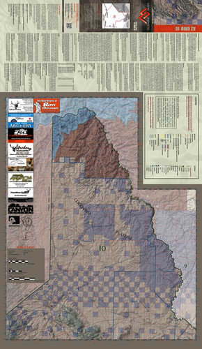 Arizona Hunt Unit 10 Map | Flatline Maps
