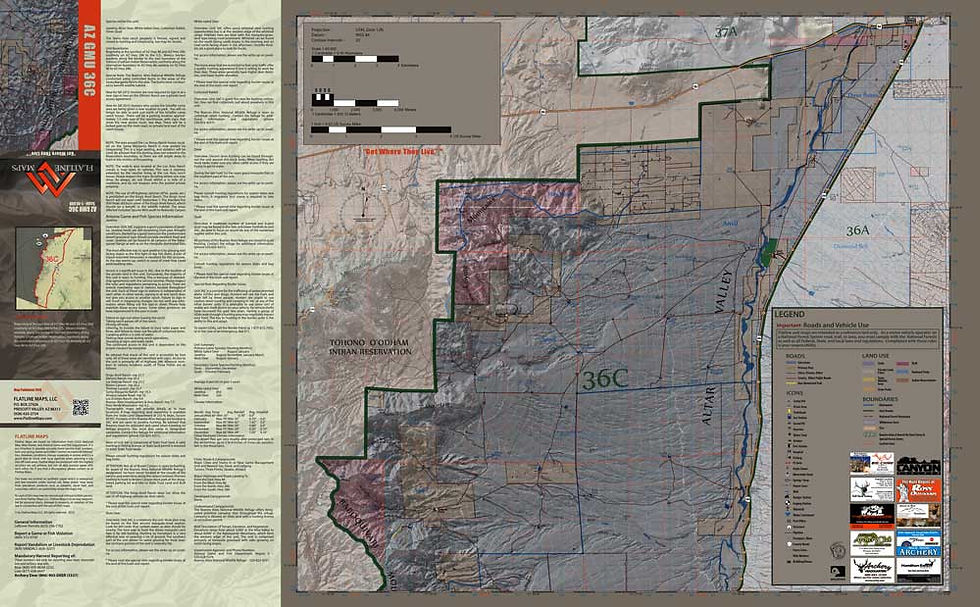 Flatline Maps | Arizona Game Unit Maps 2/2