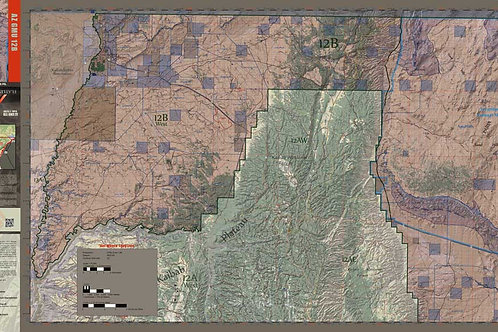 Arizona Hunt Unit 12B Map | Flatline Maps