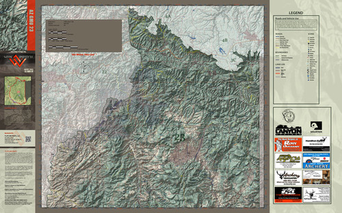 Arizona Hunt Unit 23 Map | Flatline Maps
