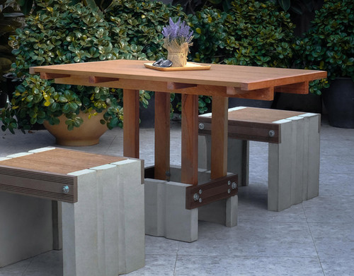 CUBE WPC Tableโต๊ะสนาม | salabansuan