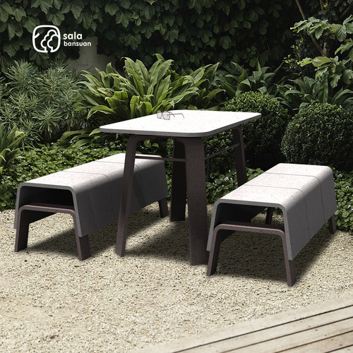 WABI Table Set D ชุดโต๊ะสนาม วาบิ | salabansuan