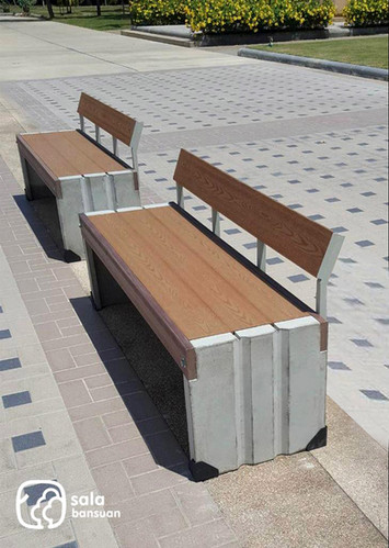 CUBE WPC พนักพิง | salabansuan