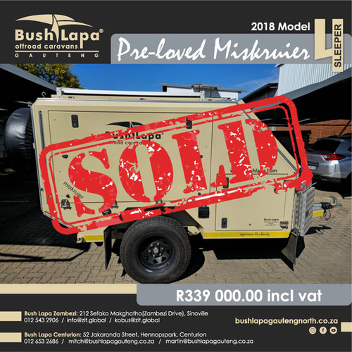 2018 Miskruier -4 Sleeper | Bush Lapa Gauteng