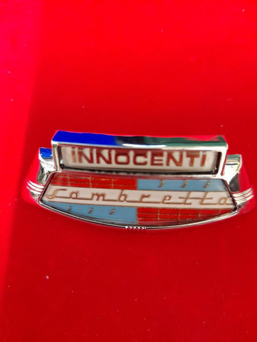 C161 Lambretta Innocenti badge Series 1 | Scooter surgery