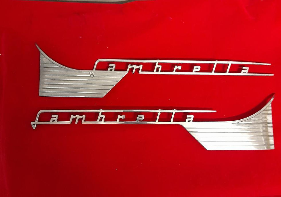 C164 Lambretta panel badges | Scooter surgery