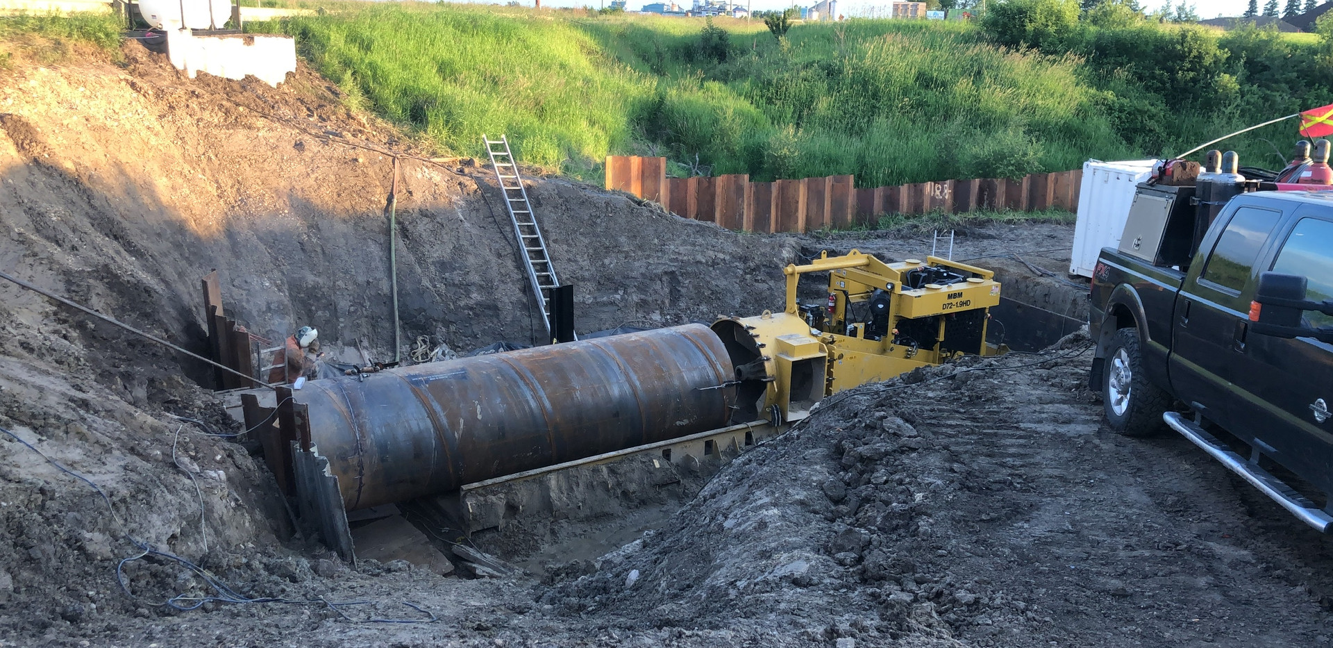 Horizontal Auger Boring | Calgary | Total Trenchless Ltd.
