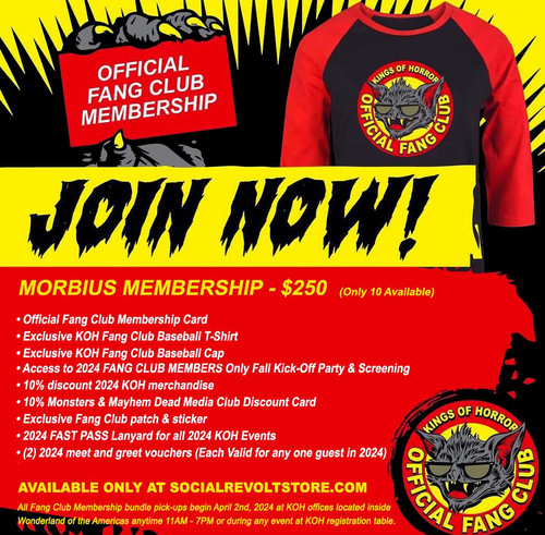 Fang Club 2024 - Morbius Membership | Kings of Horror TX