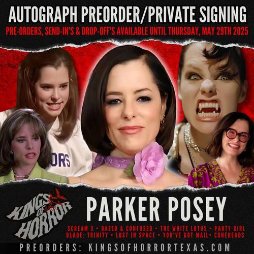Parker Posey Autograph Preorder - Personal Item | Kings of Horror TX